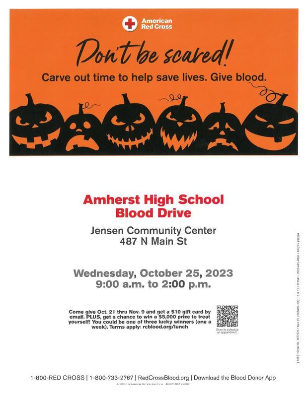 Blood Drive - Today | Tomorrow River Schools